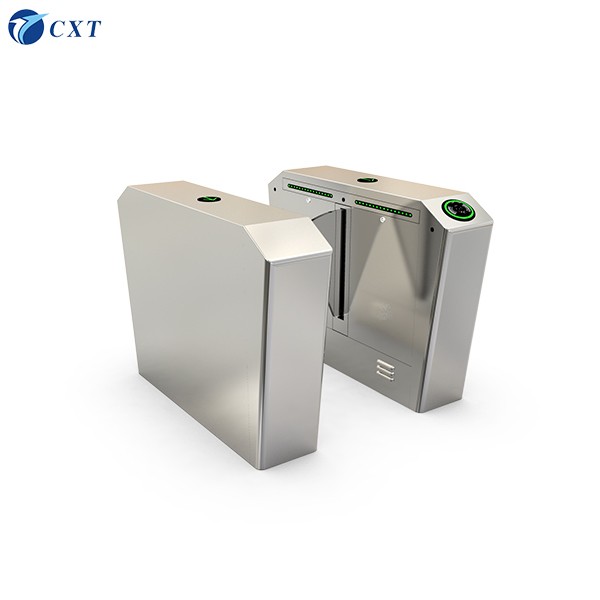Quality High-Speed QR Code Flapper Flap Barrier Gate with 30-40 People/minute Transit and Stainless Steel 304# Construction for sale