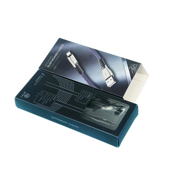 Quality CMYK Color Paper Packaging Box Glossy Lamination On Front Side for sale
