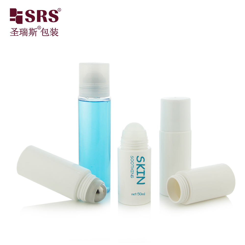 Quality PET 10ml ~ 170ml Plastic PCR Roll On Bottle Transparent Customize Color Roller for sale