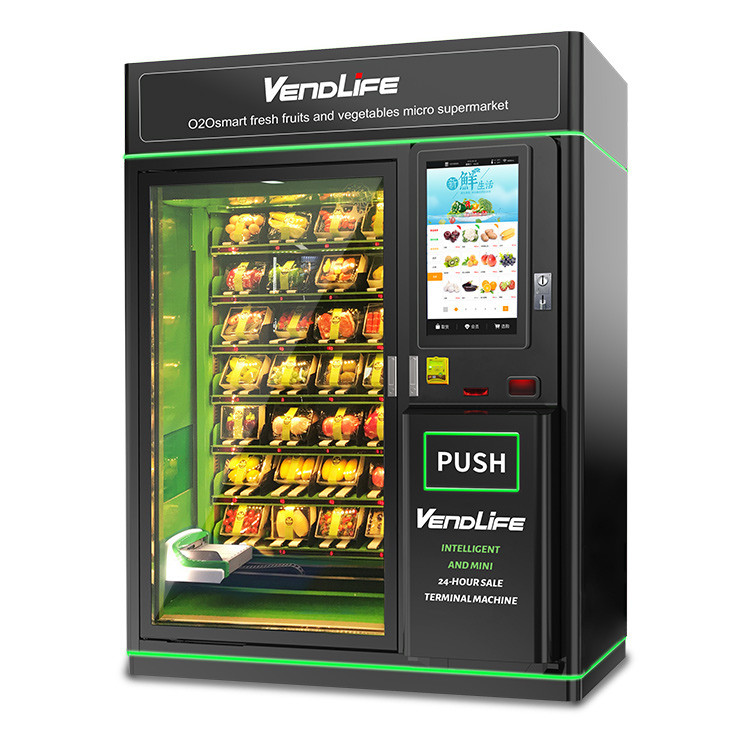 Quality Bento Box Natural Food Vending Machine 220V OEM With Elevator System for sale