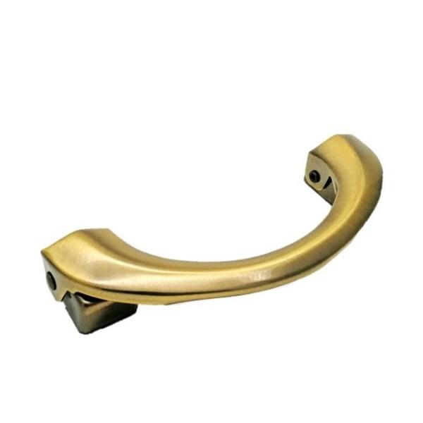 Quality 20*8cm Square Basement Metal Casket Handle Half Moon Design With Two Screw Holes for sale