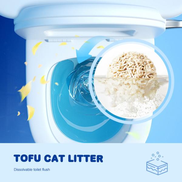 Quality Strip Shape Tofu Cat Litter Bulk Super Absorption Water bulk kitty litter for sale