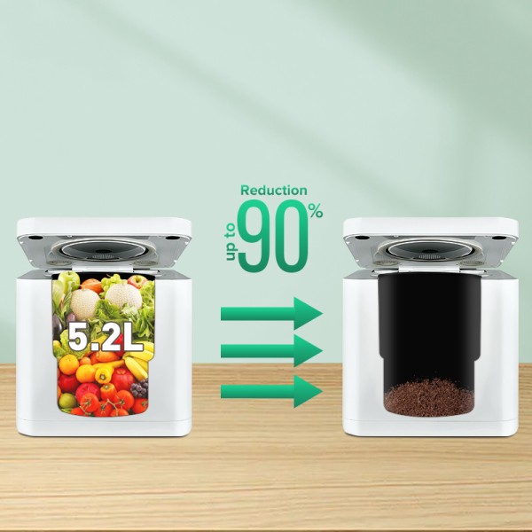 Quality AI 5.2 Liters Tabletop Compost Machine Instant Kitchen Composter Low Noise With for sale