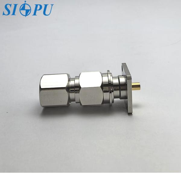 Quality TNC Female RF Coaxial Connector – Flange Mount, Compatible with RG142/U Cable for sale