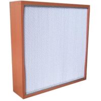Quality High Efficiency H13 H14 Air Conditioning Hepa Filter Wood Frame Deep Pleat for sale