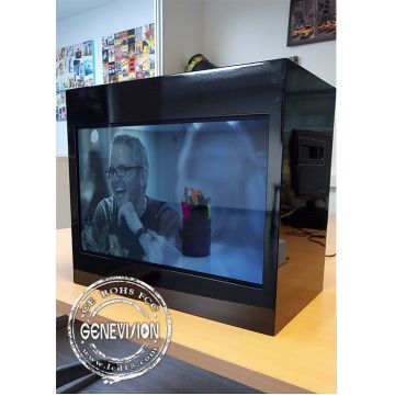 Quality 15 Inch Landscape And Portrait Transparent Display Monitor , USB Update for sale