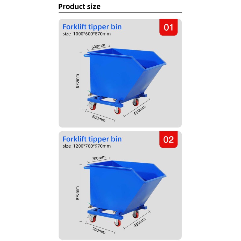 Steel dumpster design
