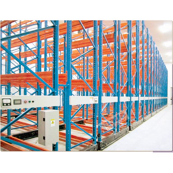Quality Motorized Heavy Duty Pallet Racks Electronically Powered Mobile Racking for sale