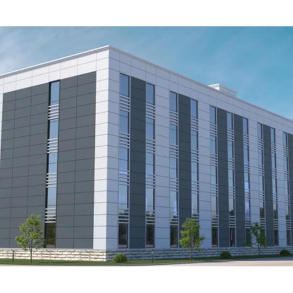 Quality Q355B Welded Commercial Steel Building Q235 Prefabricated Office Construction for sale