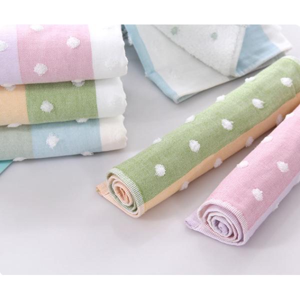 Quality Vivid Pattern Crepe 100 Cotton Jacquard Fabric Three Layers for sale