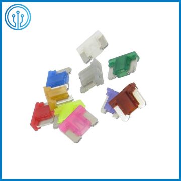 Quality Ultra small 32V LP MINI 6.73mm Mini Blade Fuses 15 Amp Low Profile Mini Fuse IEC for sale