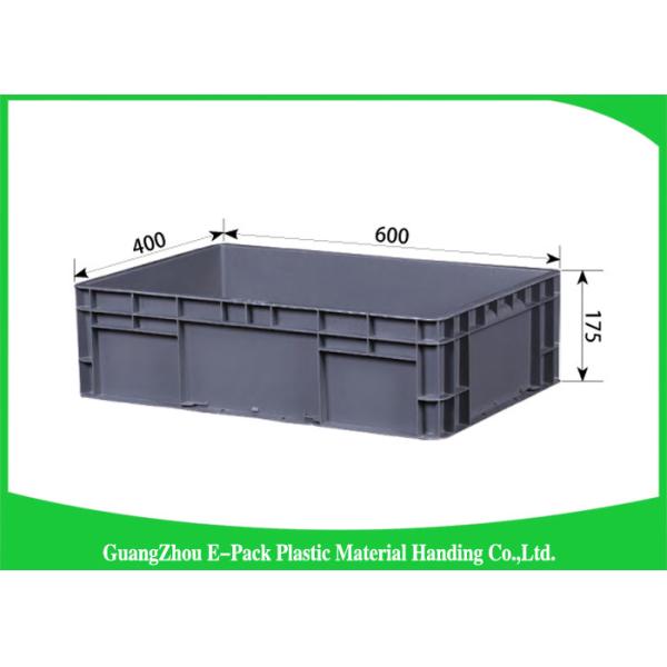 Quality Standard Size Euro Stacking Containers Easy Stacking 600 * 400 * 175mm 32.9L for sale