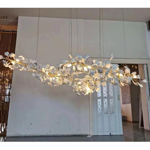 Quality Big Huge Huge Customized Pendant Lamp 9500lm Prefabricated Villa Luxury Pendant Ceiling Lights for sale