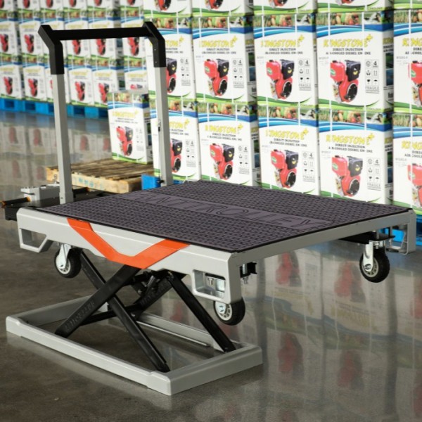Quality Elevating Flatbed Electric Loading Platform Hydraulic Lift Trucks 500kg for sale