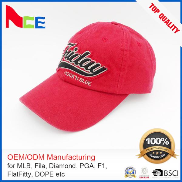 Quality Personalized embroidered dad cap , 100% cotton dad hat six panel Eco friendly for sale