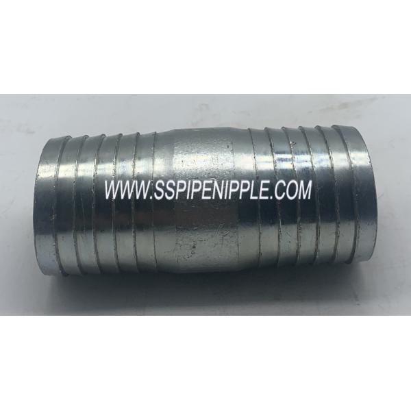 Quality NPT / BSPT Galvanized KC Nipple Light Weight Durable Black Hose Nipple for sale