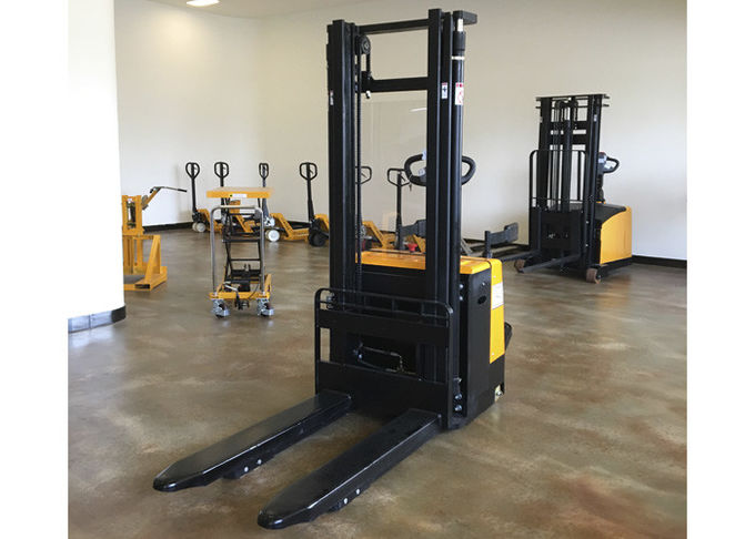 Double Lift Cylinder High Lift Pallet Stacker 3500mm Lifting Height Safe Operation