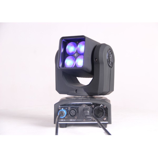 Quality 4 Pcs 25 w RGBW LED Moving Head Light With 5-40° Beam Angle For DJ , Disco for sale