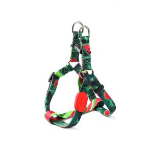 Quality Polyester Watermelon Dog Harness For Freedom Walker Front Walking for sale