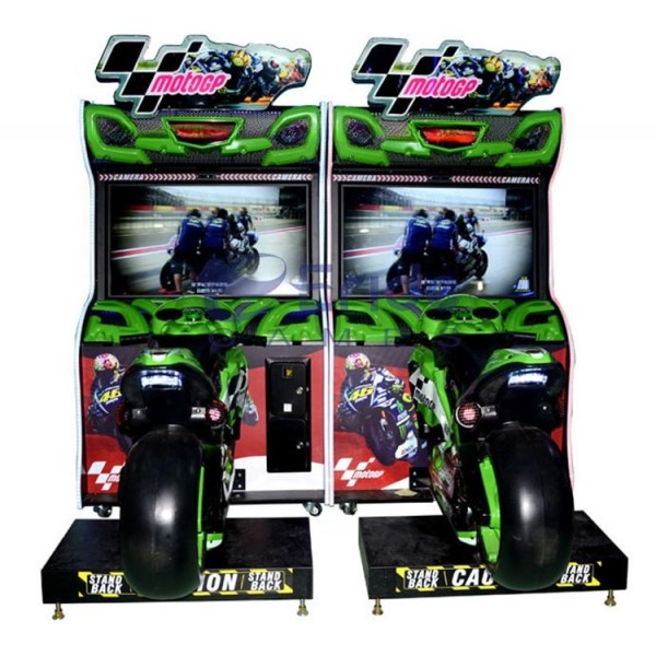 Quality Coin Operated GP Motorcycle Game Machine Dynamic Designing Comfortable for sale