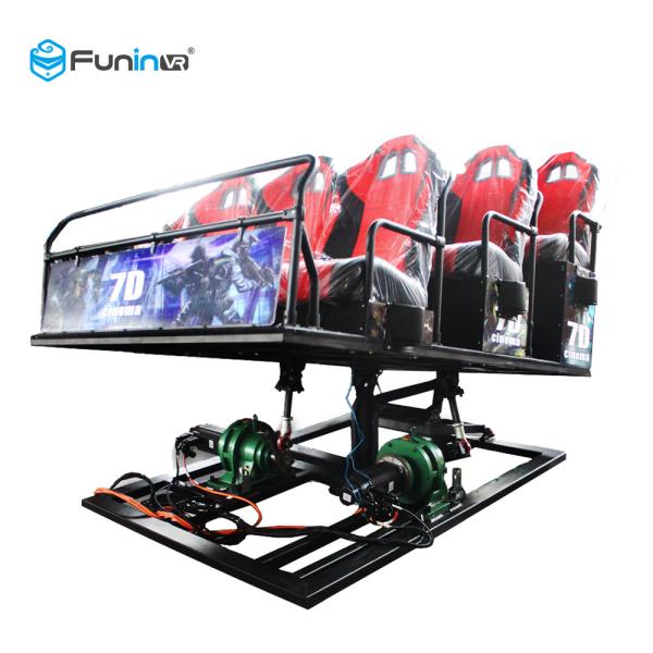 Quality Dual Projection 7D Movie Theater , Dynamic 5d 9d 12d Cinema With 8 9 12 Seats for sale