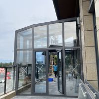 Quality Alloy Conservatory Portable Standing Retractable Sunroom Kits with Glass Panels for sale