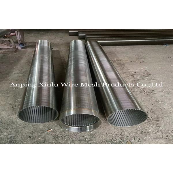 Quality 0.5mm Slot Johnson Type Wedge Wire Screen Filter Stainless Steel for sale