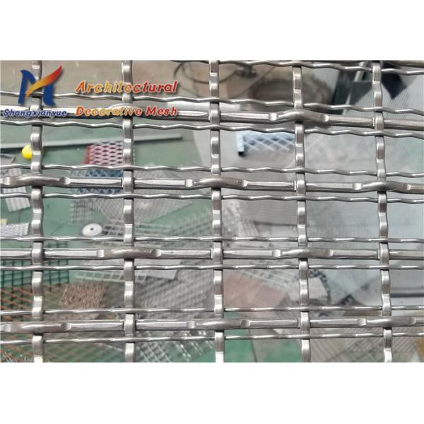 Quality Opera Interior Crimped Architectural Woven Wire Mesh 25mm SS304 for sale