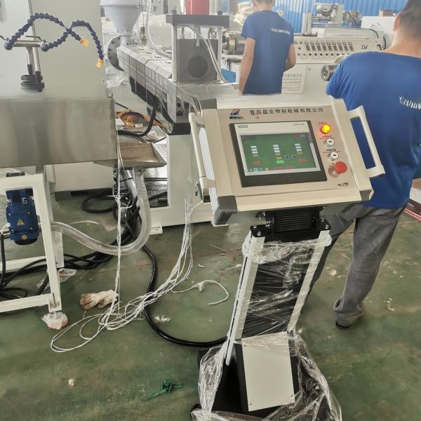 Quality Extruder Model Geostrap Production Line for Plastic Geo Strap Banding Extrusion for sale
