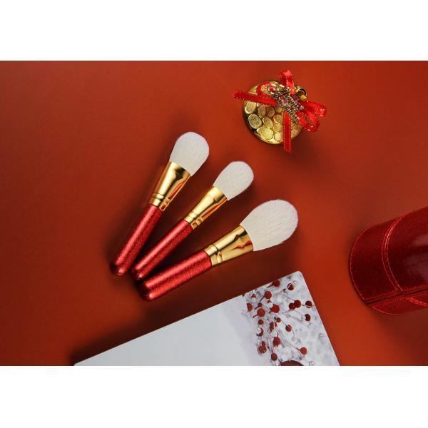 Quality Vonira Professional Christmas Makeup Brushes Set 7pcs Glitter Cosmetic Brush for sale
