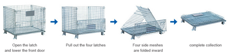 Galvanized Wire Mesh Container