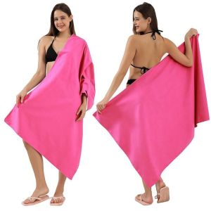 Quality Lightweight Fast Drying Bath Towels Suede Fabric Easy Cleanup Fade Resistant for sale