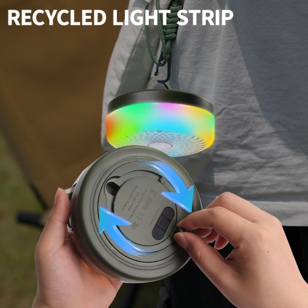 Quality LED Light Source Rechargeable Camping Lantern 4.2V Featuring Dynamic Modes and for sale