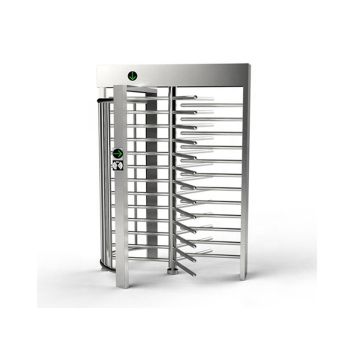 Quality Single Lane Arc Frame Full Height Turnstile , Pedestrian Barrier Gate Bi - for sale