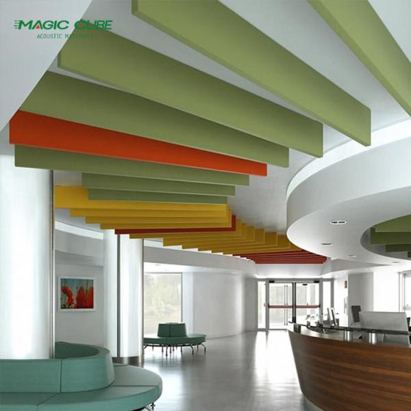 Quality 3700G/M2 Density Acoustic Ceiling Cloud Heat Insulation And Dustproof for sale