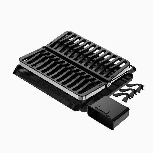 Quality Foldable Stainless Steel Dish Rack For Rectangle Plates for sale