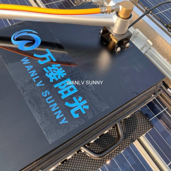 Quality Semi-automatic Solar Panel Cleaner Robot with Shipping Cost and Estimated for sale
