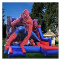 Quality Unisex Commercial Fun Bounce House Spider Man Inflatable Castle for Kids Party for sale