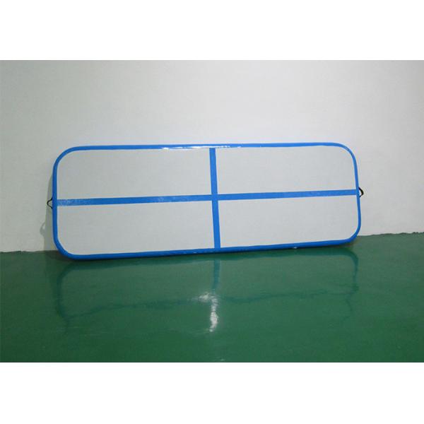 Quality DWF Material Blue Inflatable Tumbling Air Track For Gymnastics for sale