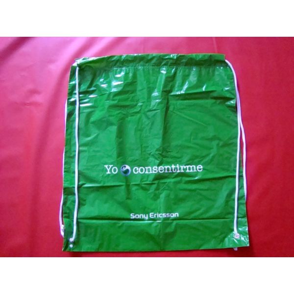 Quality Waterproof Drawstring Plastic Backpack Bag for sale