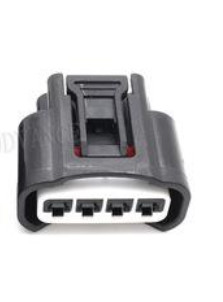 Quality Natural Insulation Auto Electrical Connectors , 6098-7358 Wire Harness Connectors for sale
