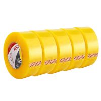 Quality Custom OPP Packing BOPP Golden Transparent Tape Shipping Carton Box Sealing for sale