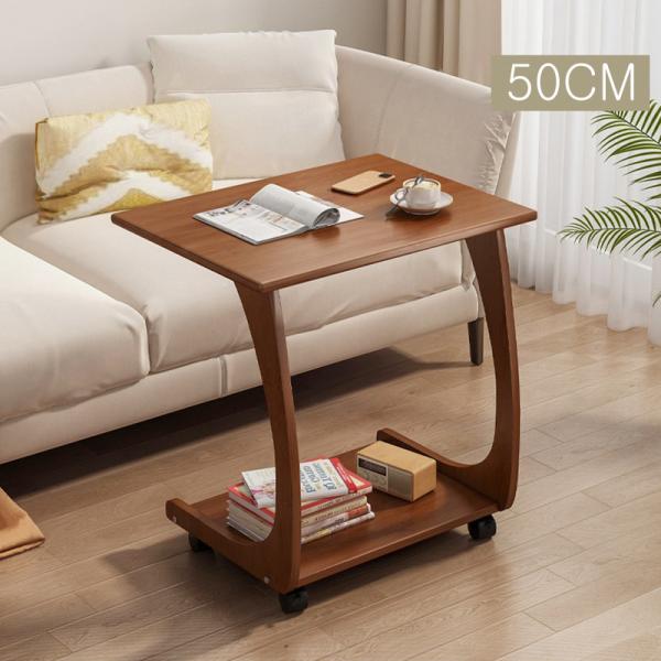 Quality Coffee Table, Small side for Sofa Couch and Bed, Rolling Study Desk, 2 Layer for sale