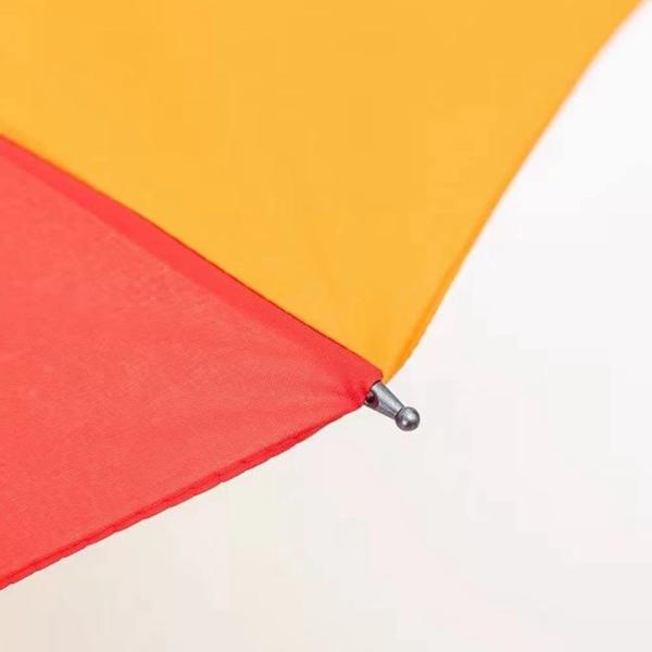 Quality Colorful Rainbow Design 3 Folding Manual Umbrella with Windproof and Metal for sale