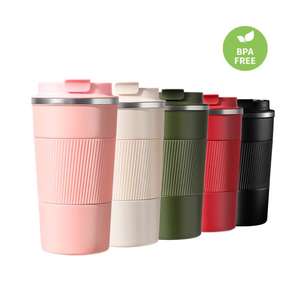 Quality 380ml Capacity Stainless Steel Coffee Mug for Car Travel Customized Colors Accepted for sale