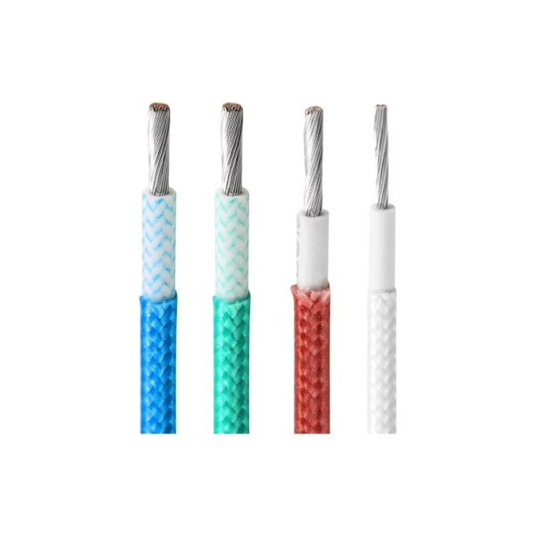 Quality UL3122 200C 300V 16-26AWG Tinned Copper Silicone Fiberglass Braided Wire for Home Appliances for sale