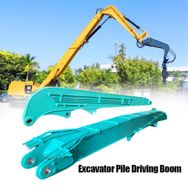 Quality Coastal 2.3mx1.6mx2.2m Excavator Pile Driving Boom 7.5 Tons 400RPM Max Speed for sale