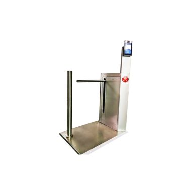 Quality SS304 Face Recognition 450mm Arm Turnstile Barrier Gate for sale