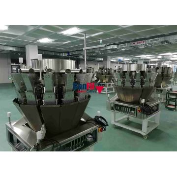 Quality IP 65 14 Head Weigher With Screw Feeder Single Layer Screw 1 Liter for sale