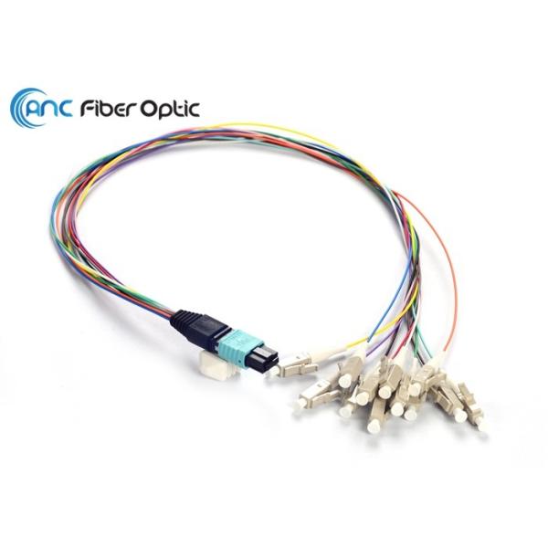 Quality OM3 MPO Fiber Optic Cable 0.9mm Harness Cable Assembly For MPO Cassette for sale